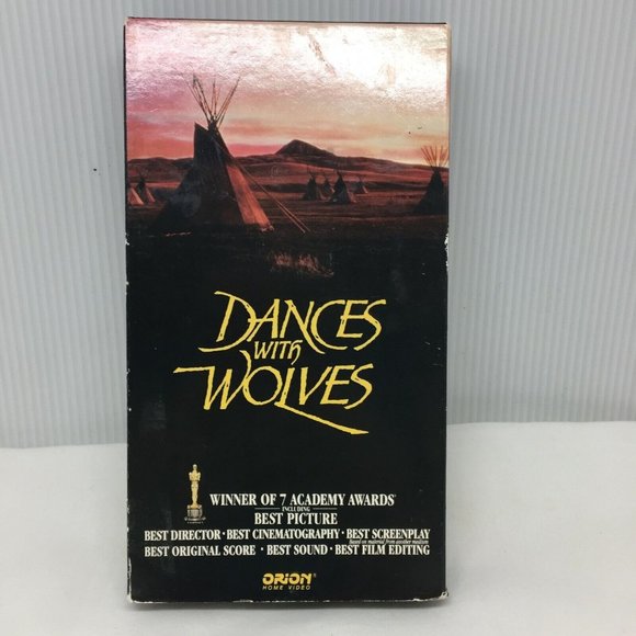 Media | Vhs Dances With Wolves Movie Civil War Kevin Costner Mary ...